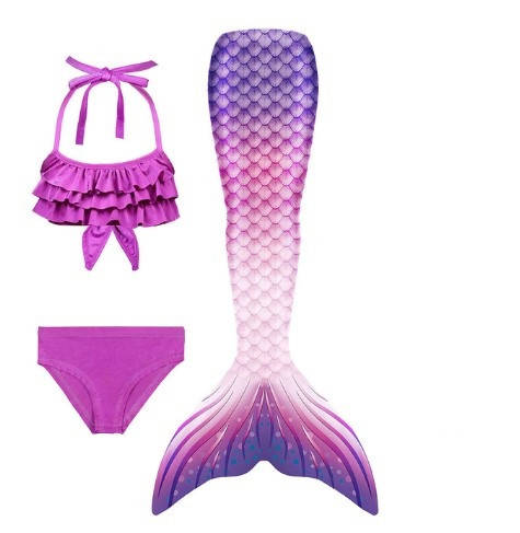 Дитячий купальник костюм для дівчинки русалочки Аріель з хвостом на ...