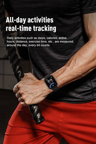 Купить WSJZ Smart Watch I22, 1,69-дюймовый квадратный, цена 1176 ...