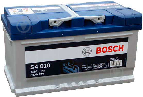 Аккумулятор 80Ah-12v BOSCH (S4010) (315x175x175),R,EN740 — Купити ...
