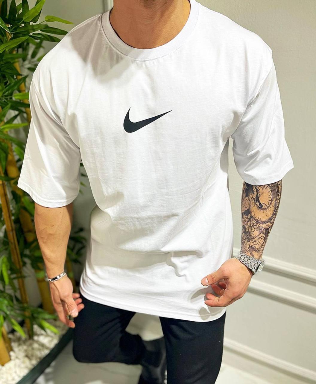 Футболка мужская Nike (найк) белая, цена 450 грн — Prom.ua (ID#1780689349)