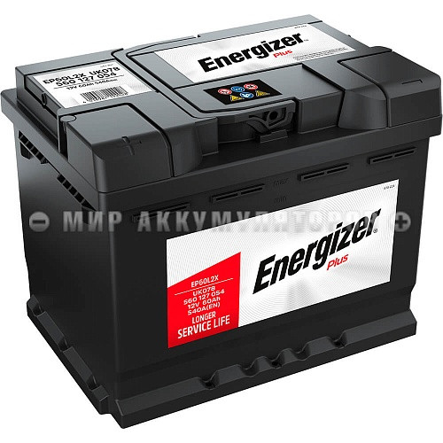 Купити Акумулятор 60Ah-12v Energizer Plus (242х175х190) EN540, ціна 2809 ₴ - Prom.ua (ID ...