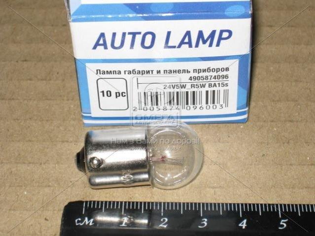 Купить Лампа габарит и панель приборов R5W BA15s 24V 5W TEMPEST ...
