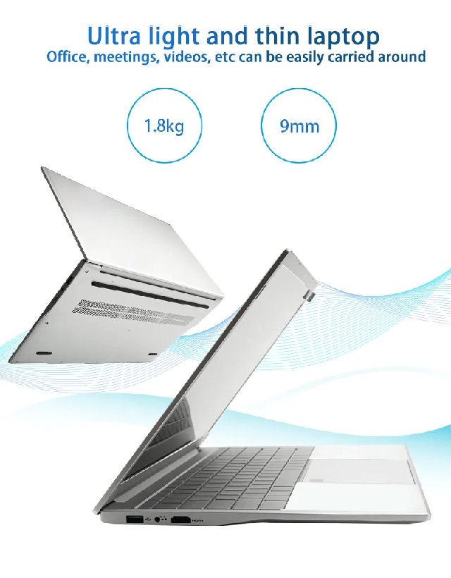 Ультратонкий ігровий 15,6-дюймовий ноутбук 16+256 Гб SSD Intel Core ...