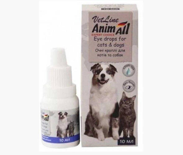 Купити Глазурні краплі Енімал Animall Vetline для котів і собак, 10 мл ...
