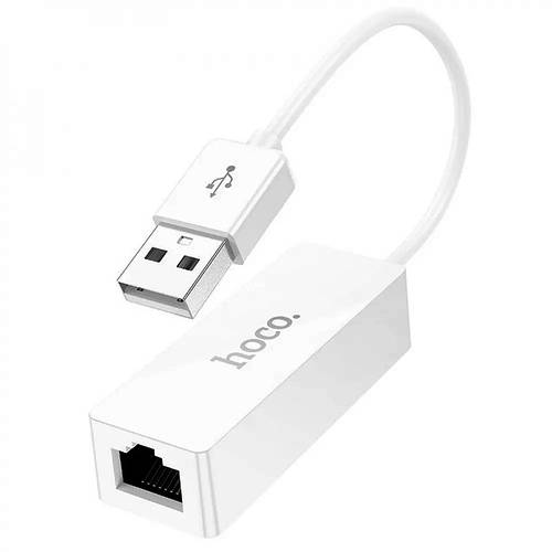 Адаптер переходник Hoco UA22 USB to RJ45 (для модема, для роутера, 100 ...