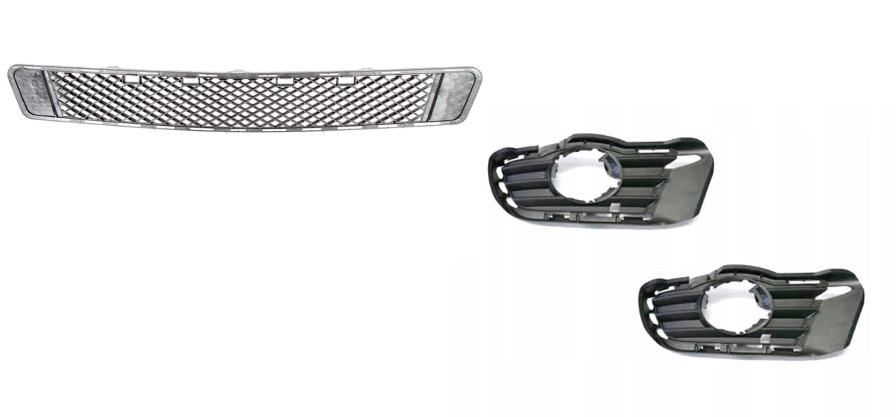 Решітка бампера (комплект) Мерседес 204 - Mercedes W204 - 2007-2011 (ID ...