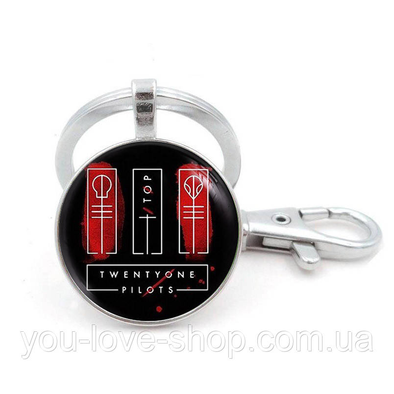 Купить Брелок 21 Пилот "Skeleton clique" / Twenty one pilots, цена 119 ...