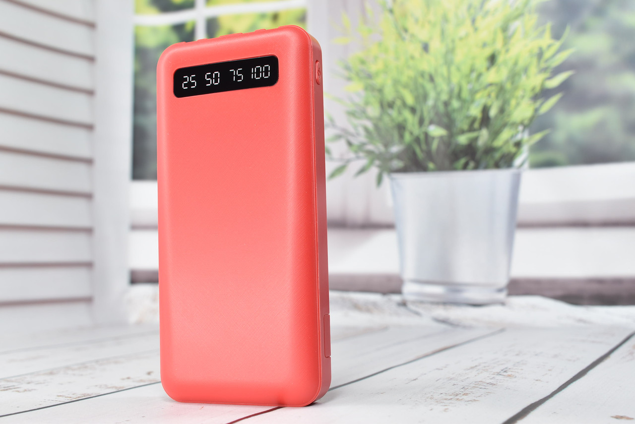 Smart Power Box Павербанк з швидкою зарядкаю + Ліхтарик 10000 mAh Red ...