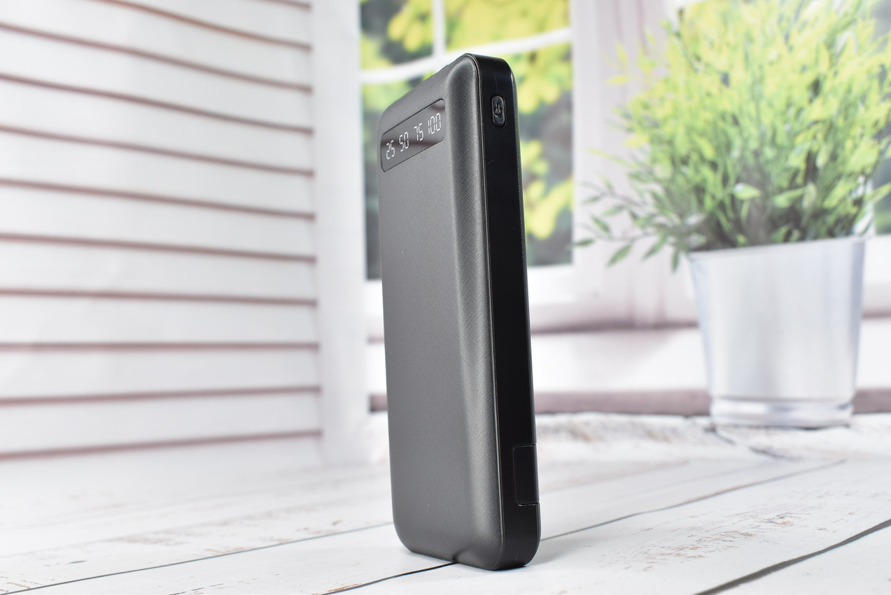 Smart Power Box Павербанк з швидкою зарядкаю + Ліхтарик 10000 mAh Black ...