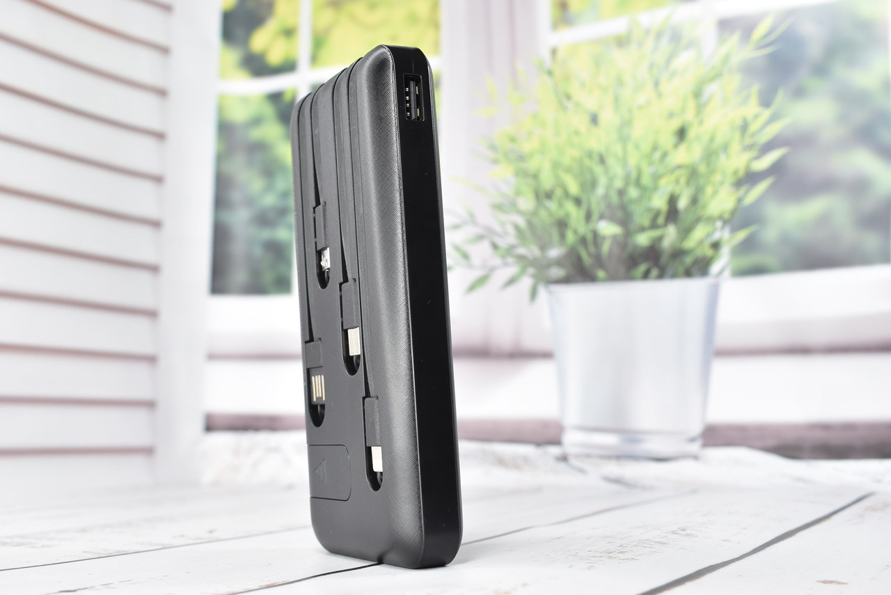 Smart Power Box Павербанк з швидкою зарядкаю + Ліхтарик 10000 mAh Black ...