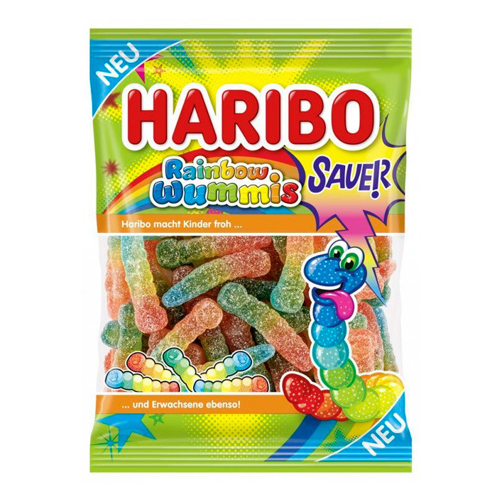 Жевательные конфеты Haribo Wummis Rainbow червячки 160г (1576) (ID ...