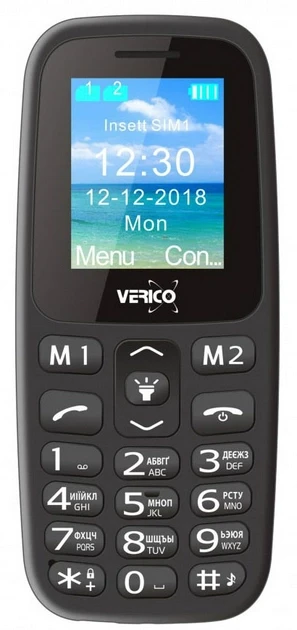 Телефон Verico Classic A183 Чорний (ID#1781891375), цена: 594.15 ₴, купить на Prom.ua