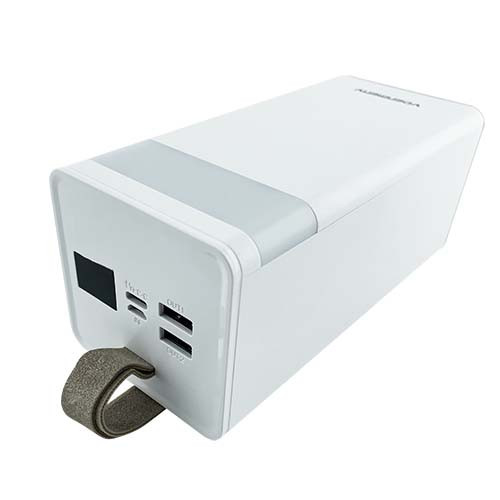 Купить Power bank/Павербанк 50000mA Denmen DP25 белый 2USB-2.1A (input ...