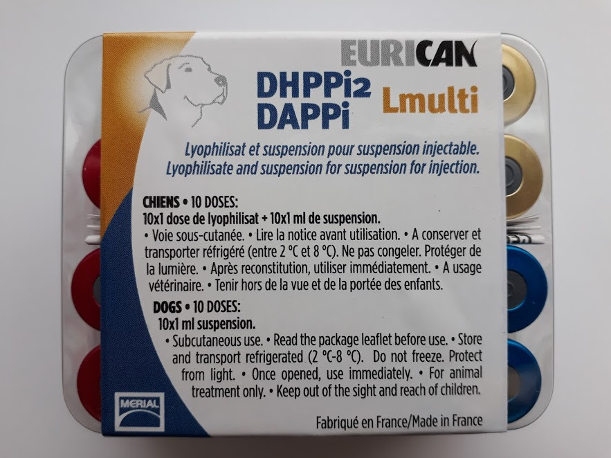 Купить ЕУРІКАН ВАКЦИНА DHPPi2 LMULTI, цена 253 ₴ — Prom.ua (ID#1782153658)