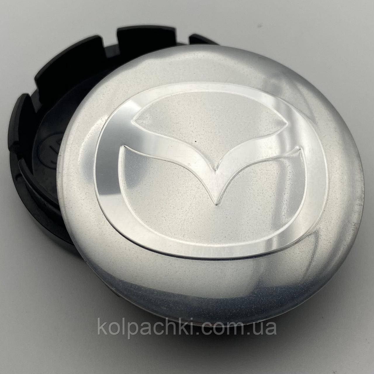 Колпачок на диски Mazda 56 мм 51 мм хром Mazda 56 мм 52 мм черный мазда ...