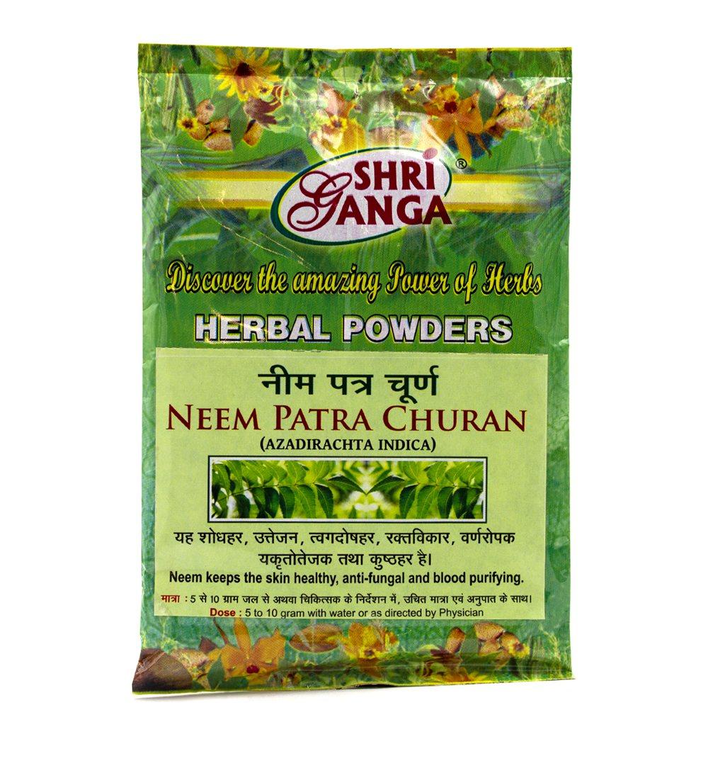 Купить Ним в порошке (Neem Patra Churan powder) в пакете, Shri Ganga ...