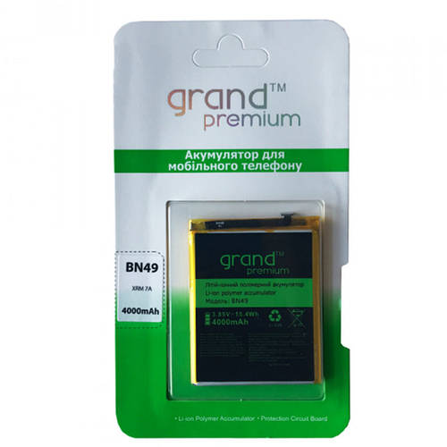 Купить Аккумулятор Grand Premium для Xiaomi Redmi 7А BN49 / 4000 mAh ...
