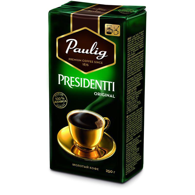 Купить Paulig Presidentti Original 250 гр молотый кофе, цена 174.99 ...