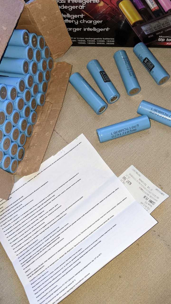 Купить Акумулятор Li-ion LG 18650 10А ємність 3440 mAh, цена 140 ...