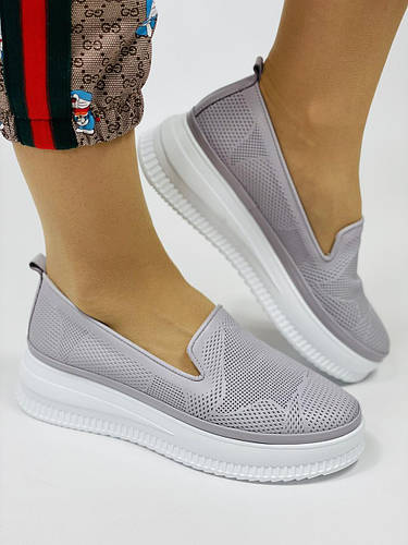 Купить Corta Mussi Турция. Женские слипоны с перфорацией на платформе ...