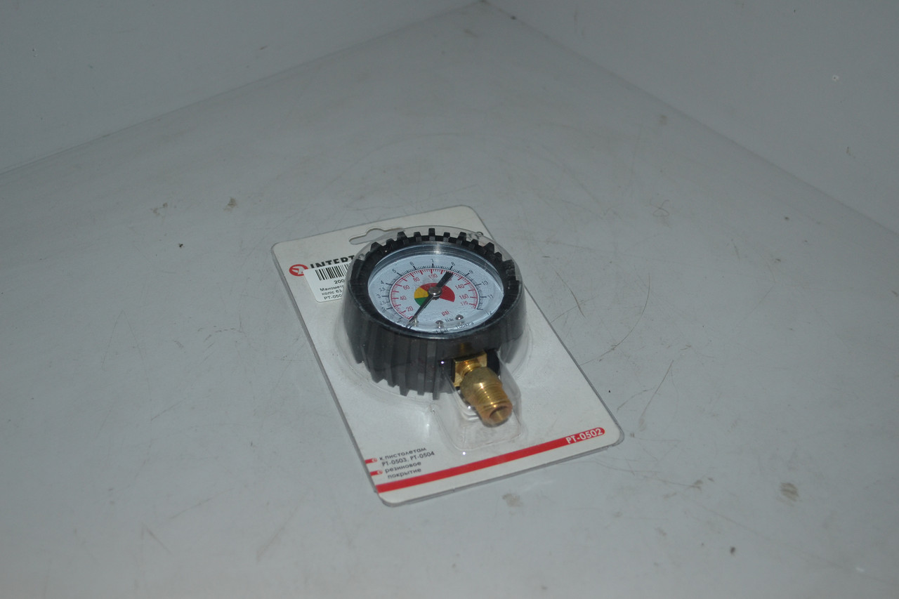 Купити Манометр до пістолету підкачування коліс 63 мм, 1/4" INTERTOOL, ціна 106 ₴ - Prom.ua (ID ...