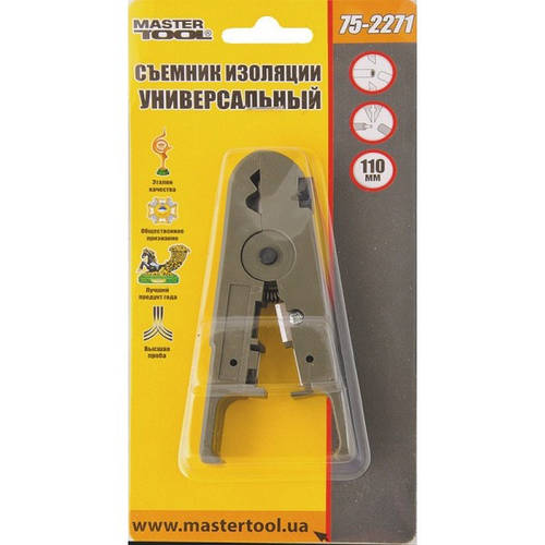Купить Съемник изоляции универсальный MASTERTOOL 75-2271, цена 220 грн — Prom.ua (ID#1783506187)