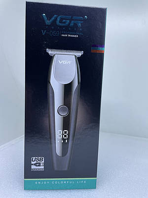 Профессиональная Машинка Для Стрижки Волос Триммер Vgr V-901 С Насадками Мужской Золотой DBUY ...