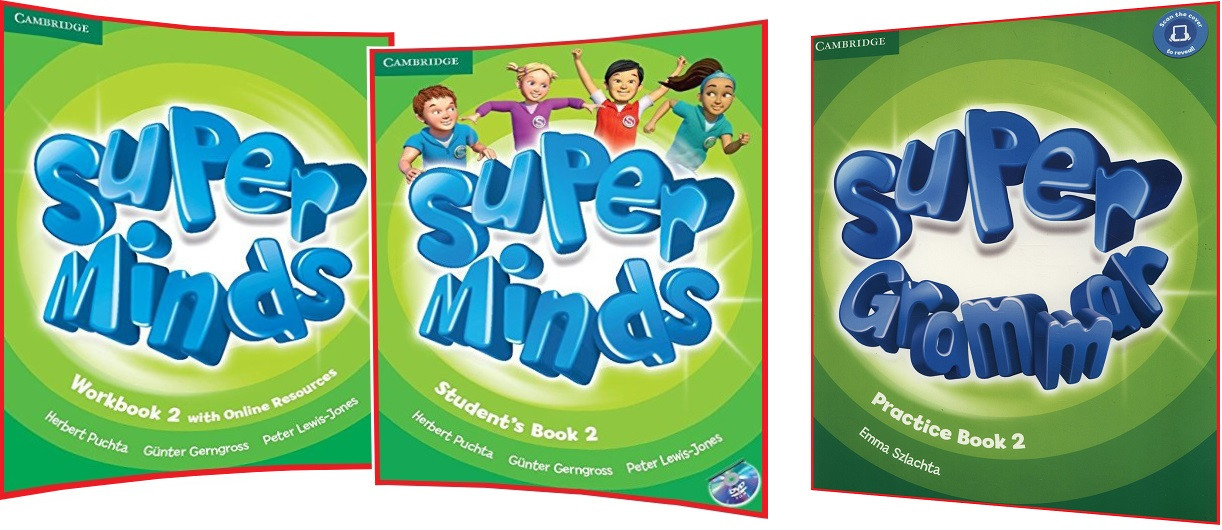 Купить Super Minds 2. Student's+Workbook+Grammar. Повний комплект книг з англійської мови ...