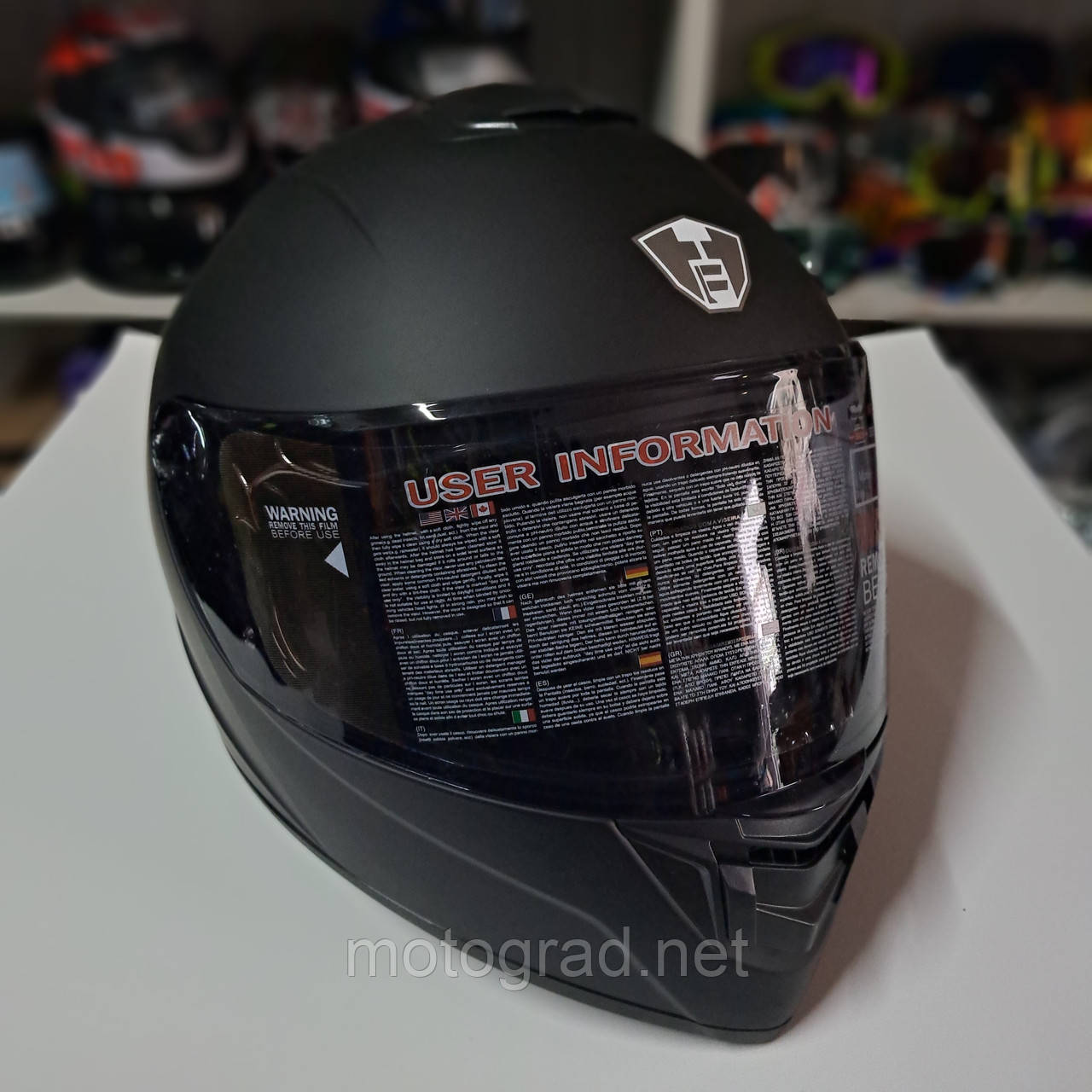 Шолом інтеграл Mat Black LVS з окулярами (ID#1783870808), ціна: 2448 ...