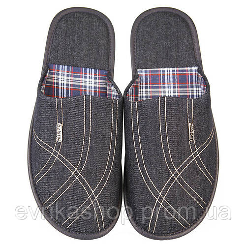 Комнатные тапочки Белста 41 26 см Джинсовые 4100245 EV, код: 1892826 ...