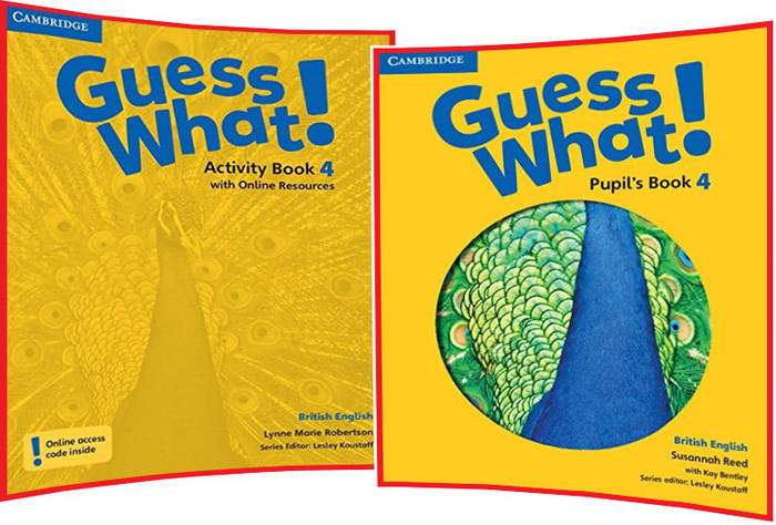 Guess What 4. Pupil's+Activity book. Комплект книг з англійської мови ...