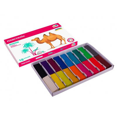 Пластилін дит ГАММА Захоплення 18 кол 200315 стек 288гр. (1/12), ціна ...