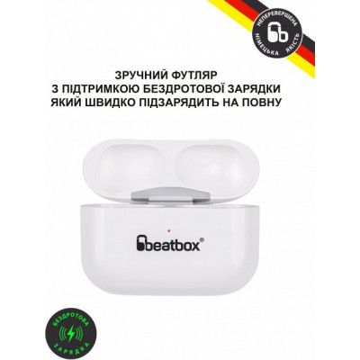 Купить Наушники BeatBox PODS PRO 1 Wireless Charging White (bbppro1wcw ...