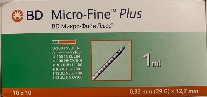 Micro-Fine Plus ВD 1мл U-100 29G (0,33мм х 12,7 мм) (ID#1785720389 ...