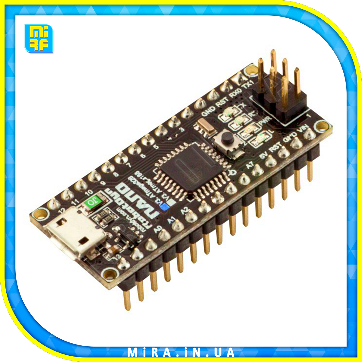Микроконтроллер Arduino Nano 3 0 Atmega328 ножки припаяны Robotdyn