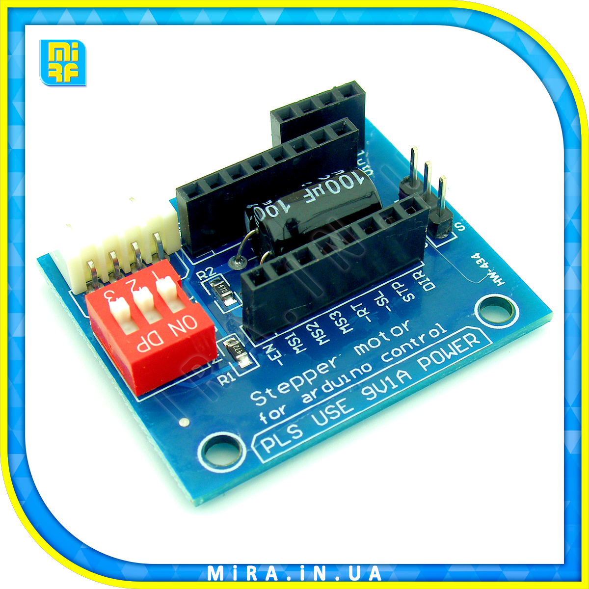 Купить Модуль адаптер HW434 драйвера шагового двигателя DRV8825, A4988 ...