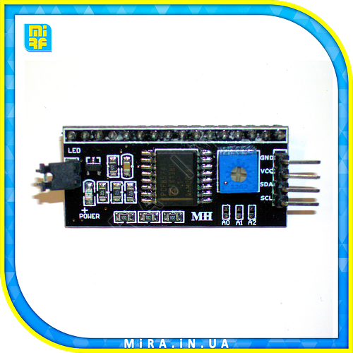 Адаптер I2C (IIC) для LCD дисплеев на PCF8574 (ID#1734251839), цена: 56 ...