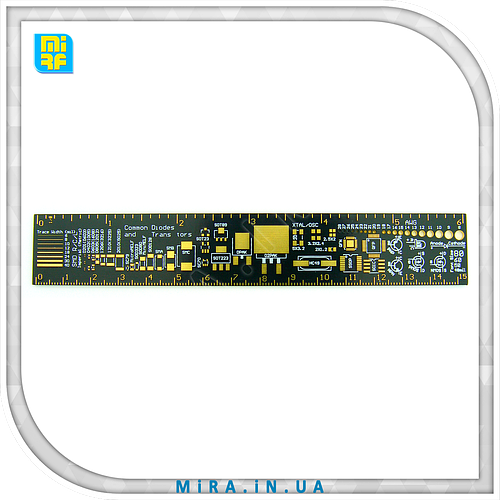 Купити Лінійка PCB Reference Ruler №1 150мм Золото, ціна 98 ₴ - Prom.ua ...