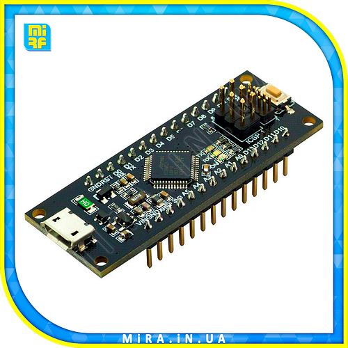 Мікроконтролер Arduino SAMD21 M0-Mini, чіп 32bit ARM Cortex M0 core RobotDyn Ніжки розпаяні (ID ...