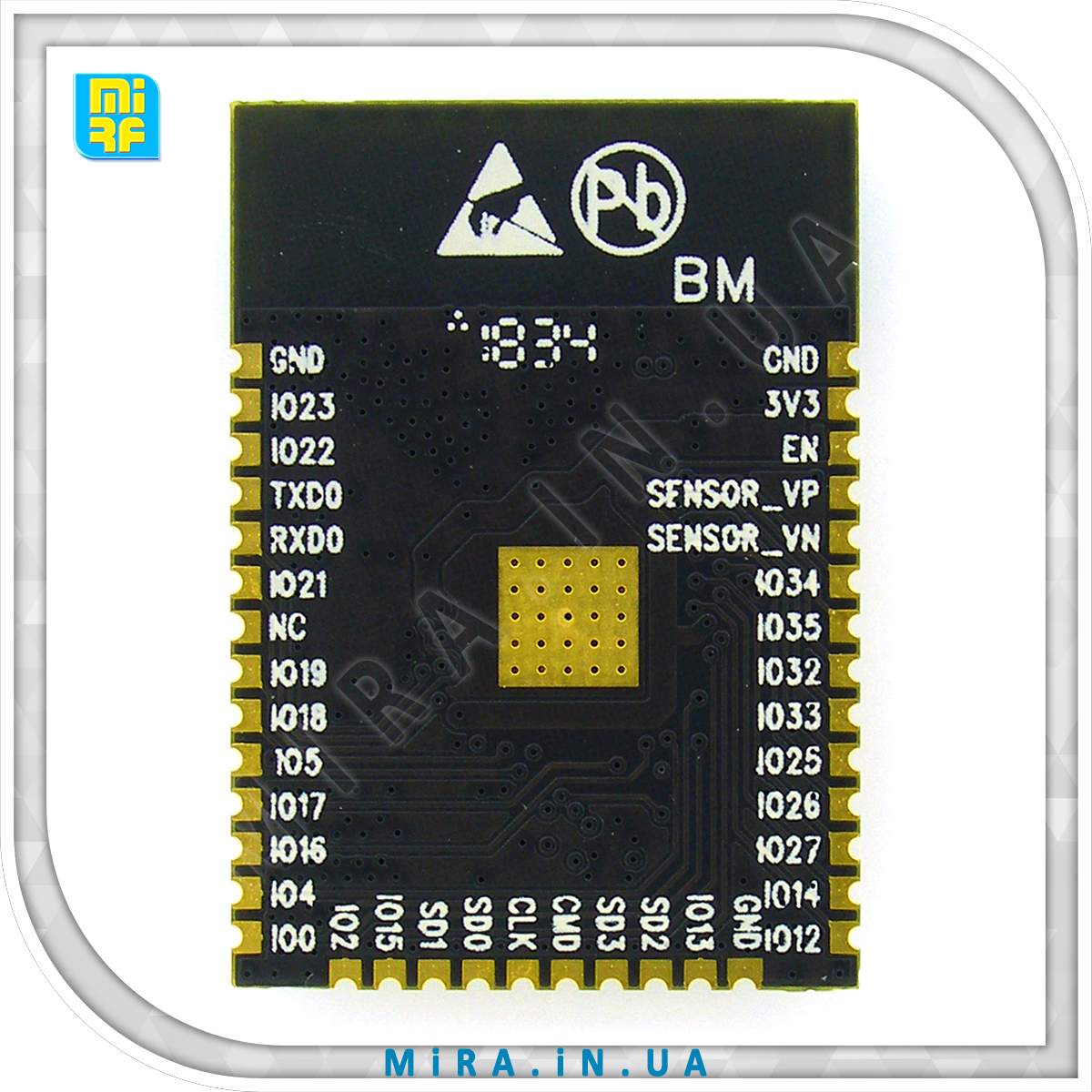 Модуль ESP32-WROOM-32 16Мб Wi-Fi Bluetooth (ID#1734252072), цена: 307 ...