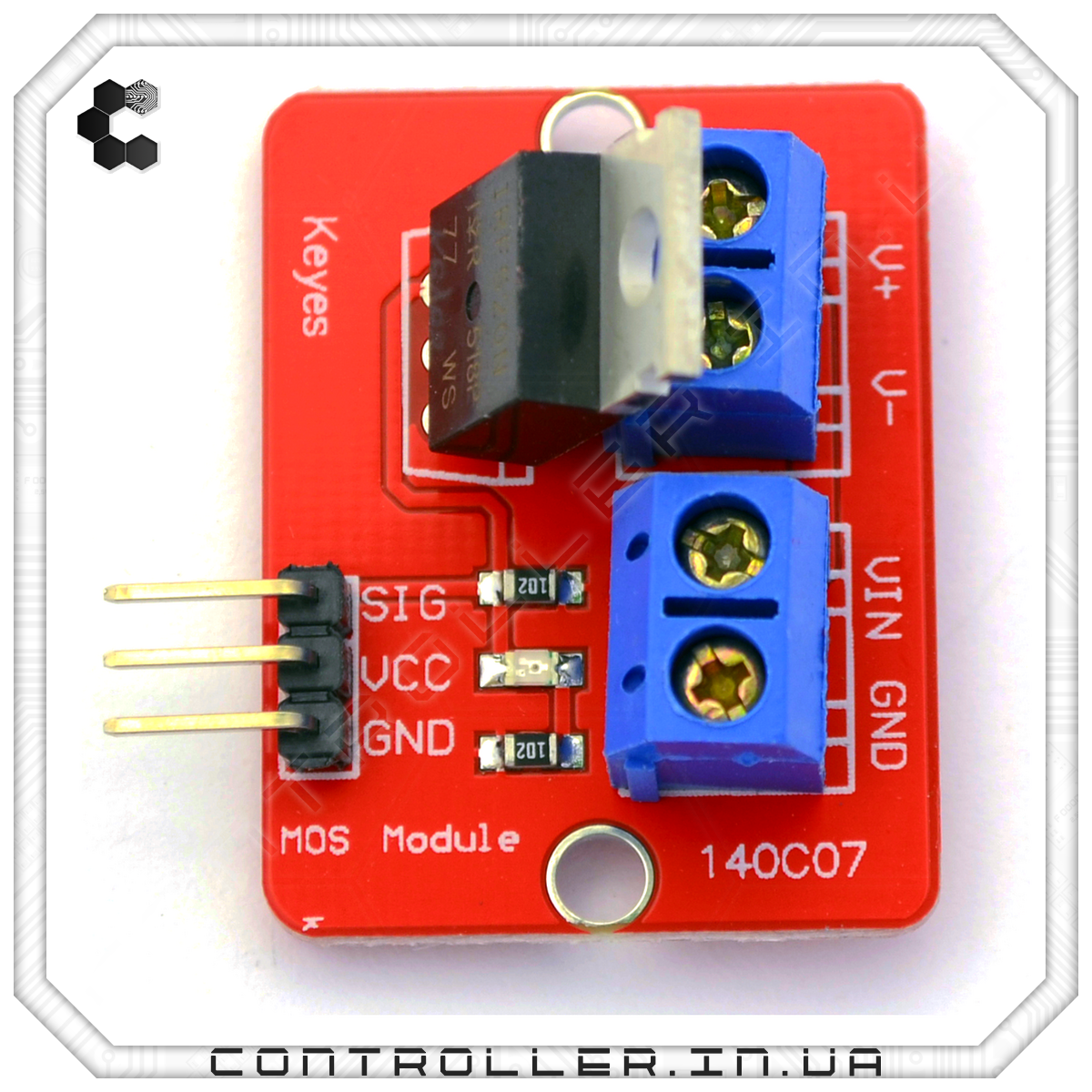 Модуль IRF520N MOSFET 140C07 (ID#346622796), цена: 33 ₴, купить на Prom.ua