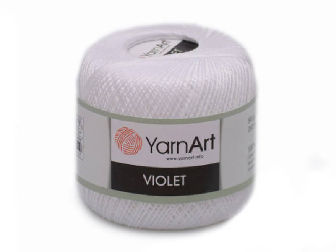 YarnArt Violet, Супер белый №1000 (ID#552593375), цена: 62.99 ₴, купить ...
