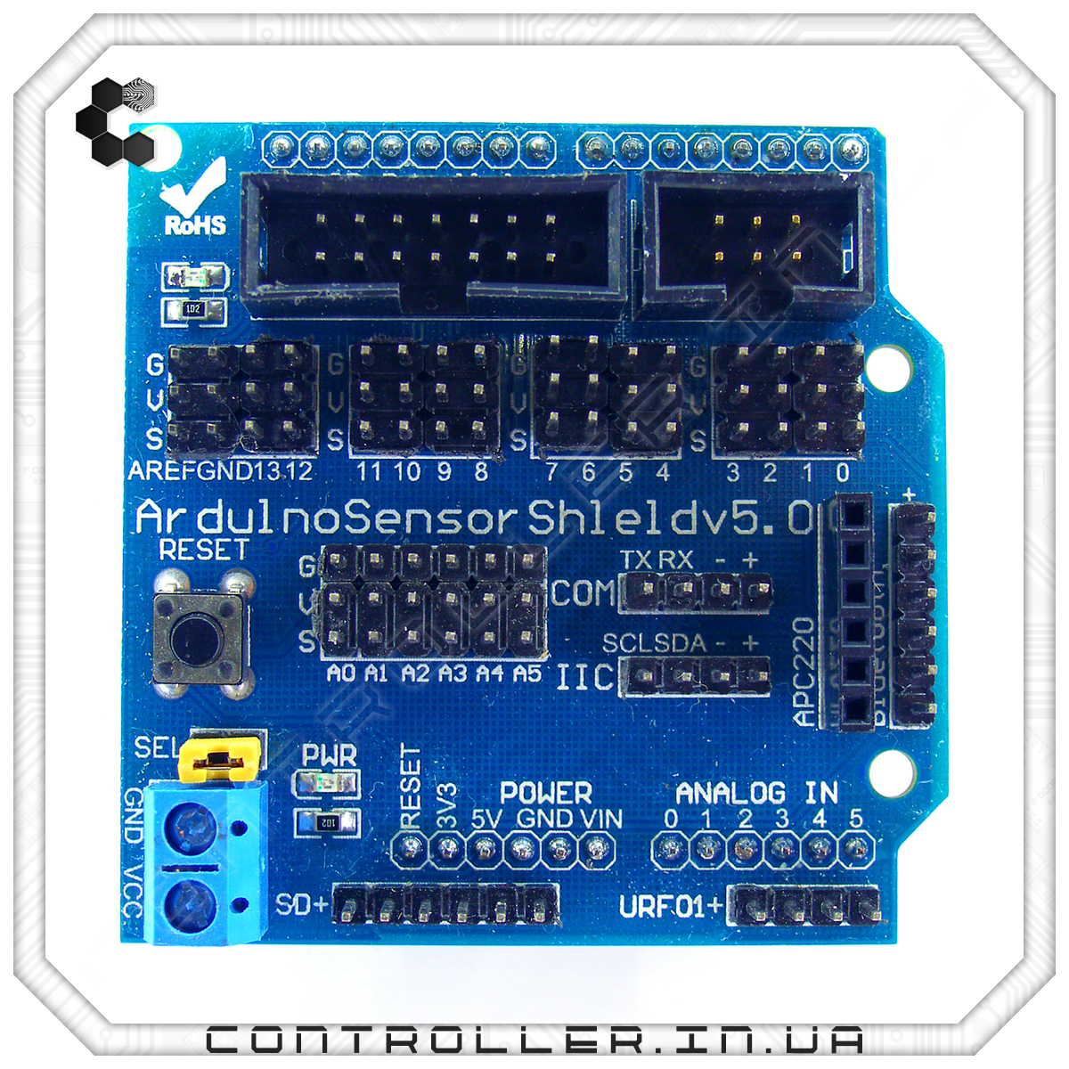 Купить Плата Sensor Shield V5.0 для Arduino UNO, цена 98 ₴ — Prom.ua ...