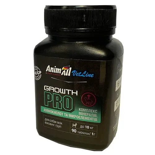 Купить Вітаміни AnimAll VetLine Growth PRO для малих порід собак 1 г × ...