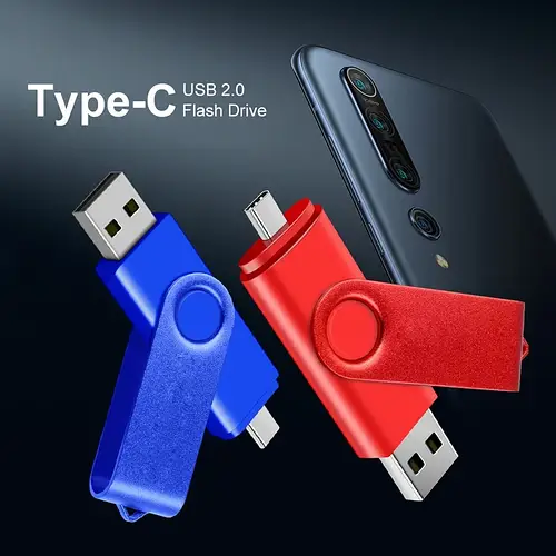 Купить Флешка USB 128 ГБ - USB Flash 128 GB Двухсторонняя флешка USB ...