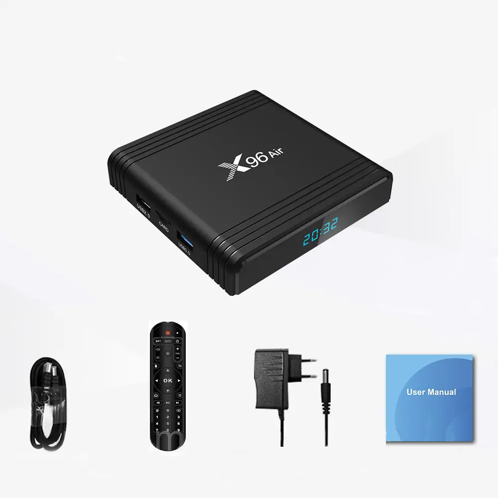 Смарт ТВ Приставка 4/32Gb, Android, X96 Air / Медиалеєр для Телевизора ...