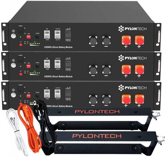 Аккумулятор Pylontech LIFEPO4 lv 2.4 (2.4 кВт*ч, 48в) us2000c, цена ...