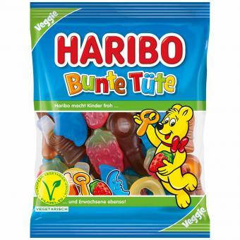 Купить Желейні цукерки Haribo Bunte Tute veggie 175г, цена 78 грн ...