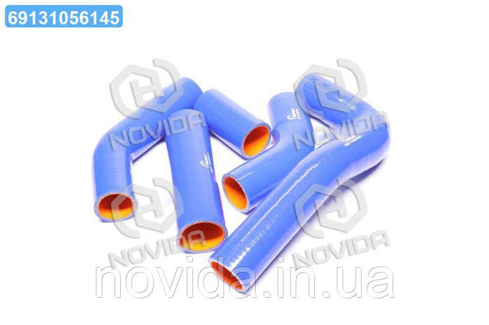 Патрубок радиатора ГАЗ 3302 (дв.402) (компл. 5 шт. силикон) (TEMPEST) TP.1321 (ID#1786745730 ...