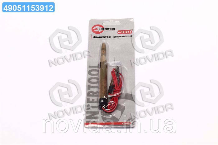Индикатор напряжения 6-12-24В., металлический корпус(INTERTOOL) VT-4009 (ID#1786758312), цена ...